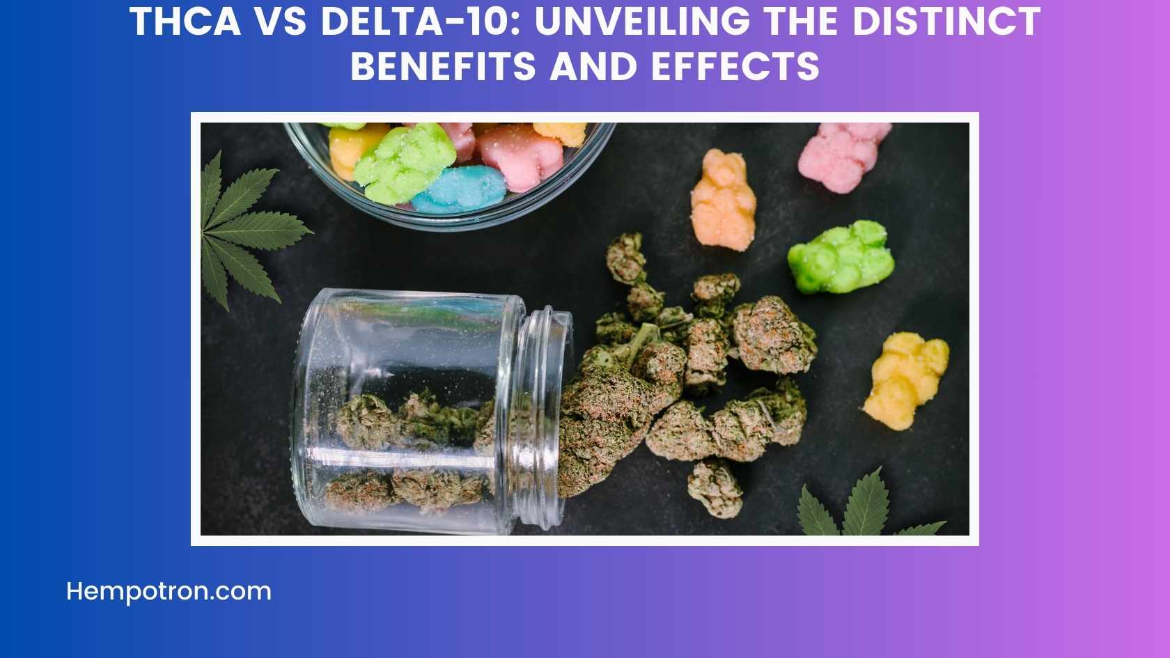 THCA vs Delta-10: Unveiling the Distinct Benefits and Effects - Hempotron